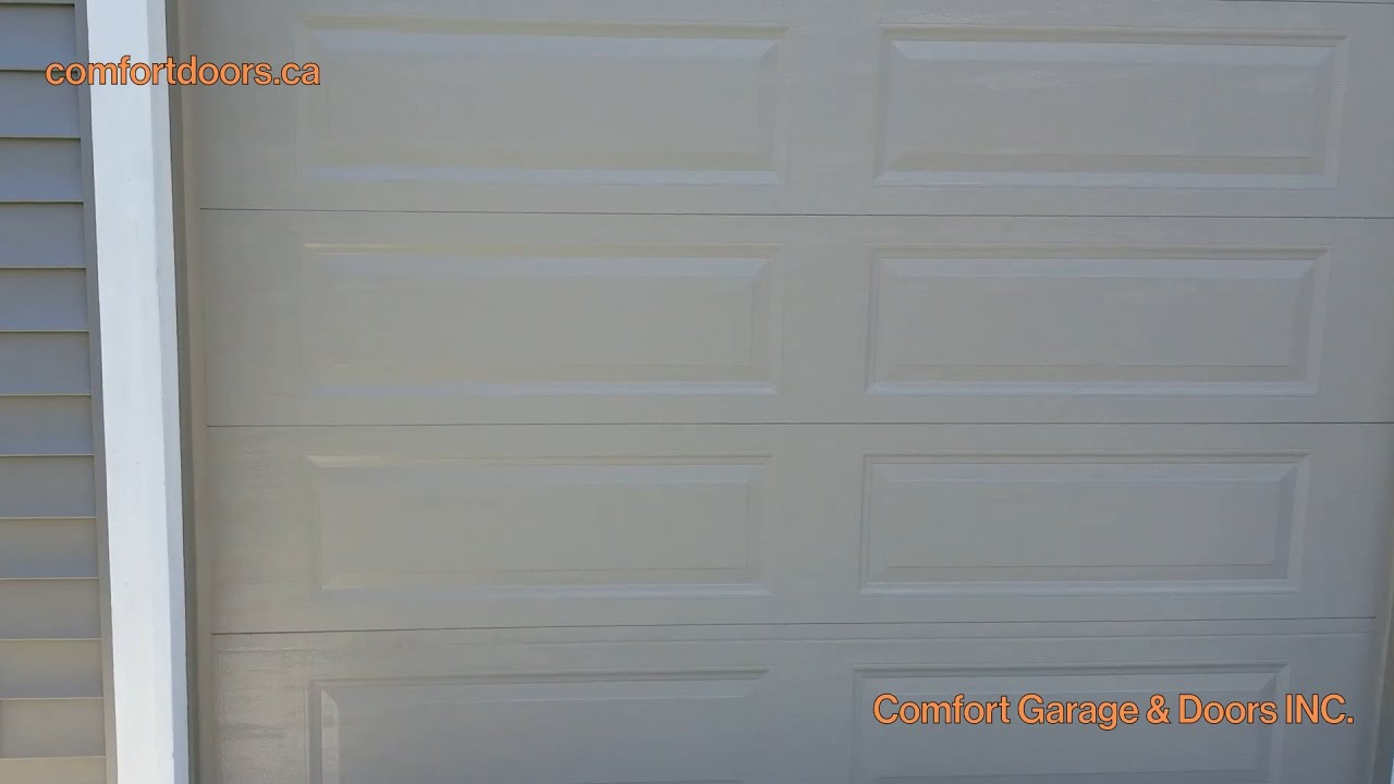 Amarr Lincoln LI3000 - Garage Door, Long Panel, Sandtone (ST) - YouTube