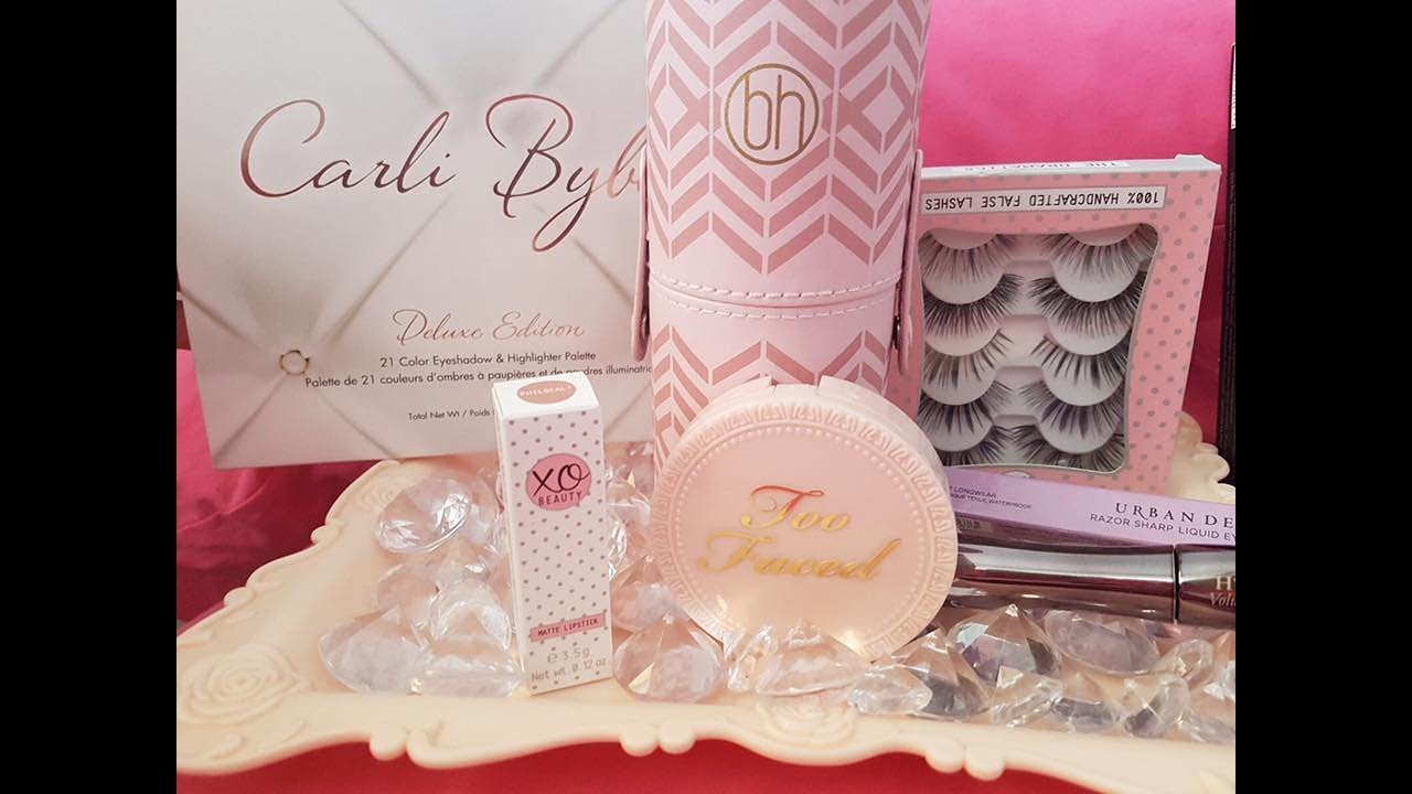 Make up haul - debenhams xo beauty bh cosmetics revoluton makeup - YouTube