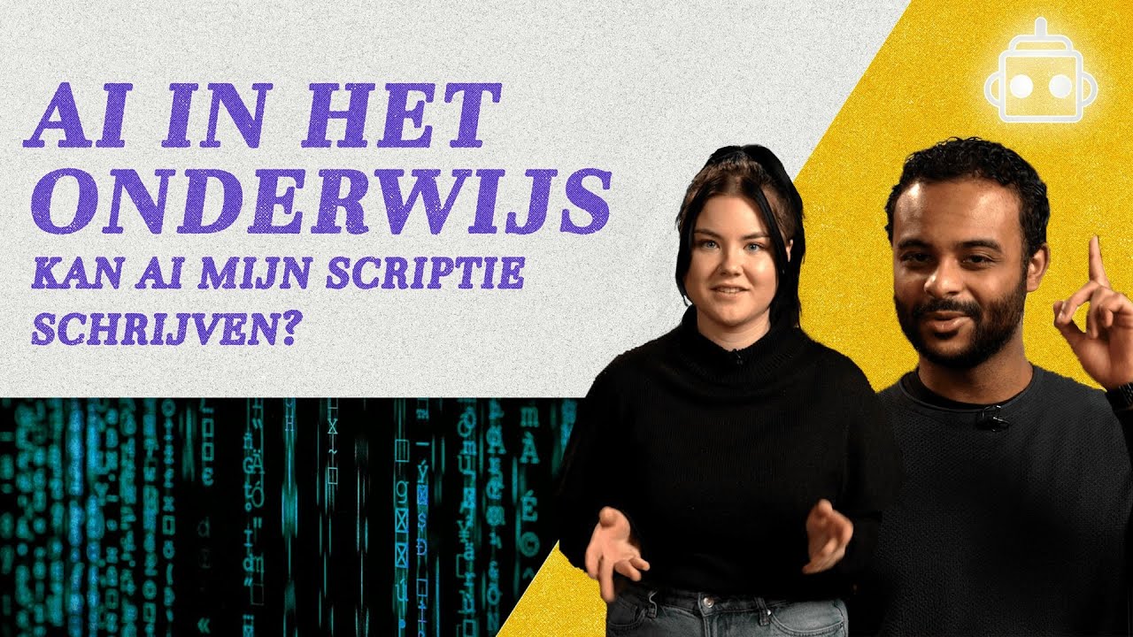 KAN AI MIJN SCRIPTIE SCHRIJVEN? - Ai in het onderwijs explainer - YouTube