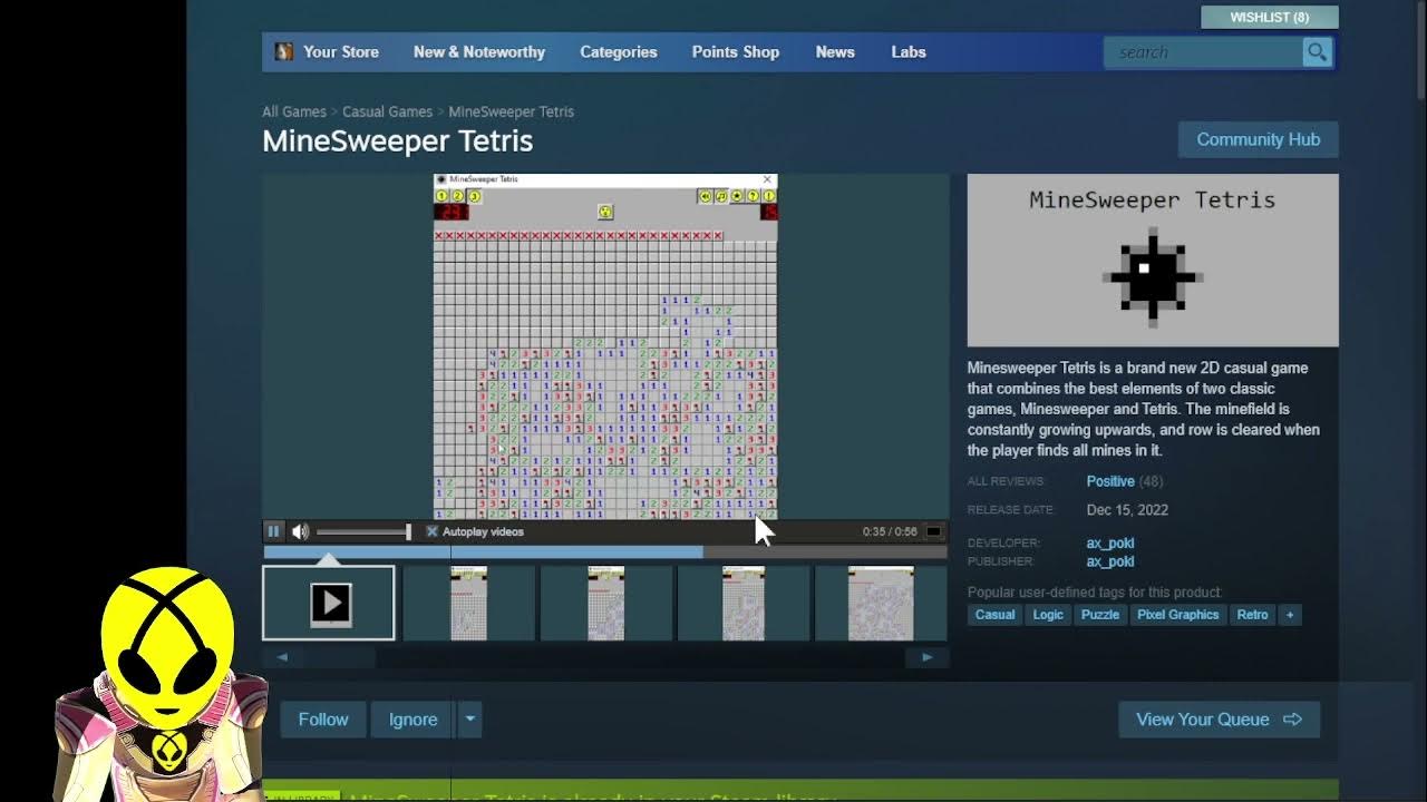 Minesweeper Tetris | New Free Game on Steam - YouTube