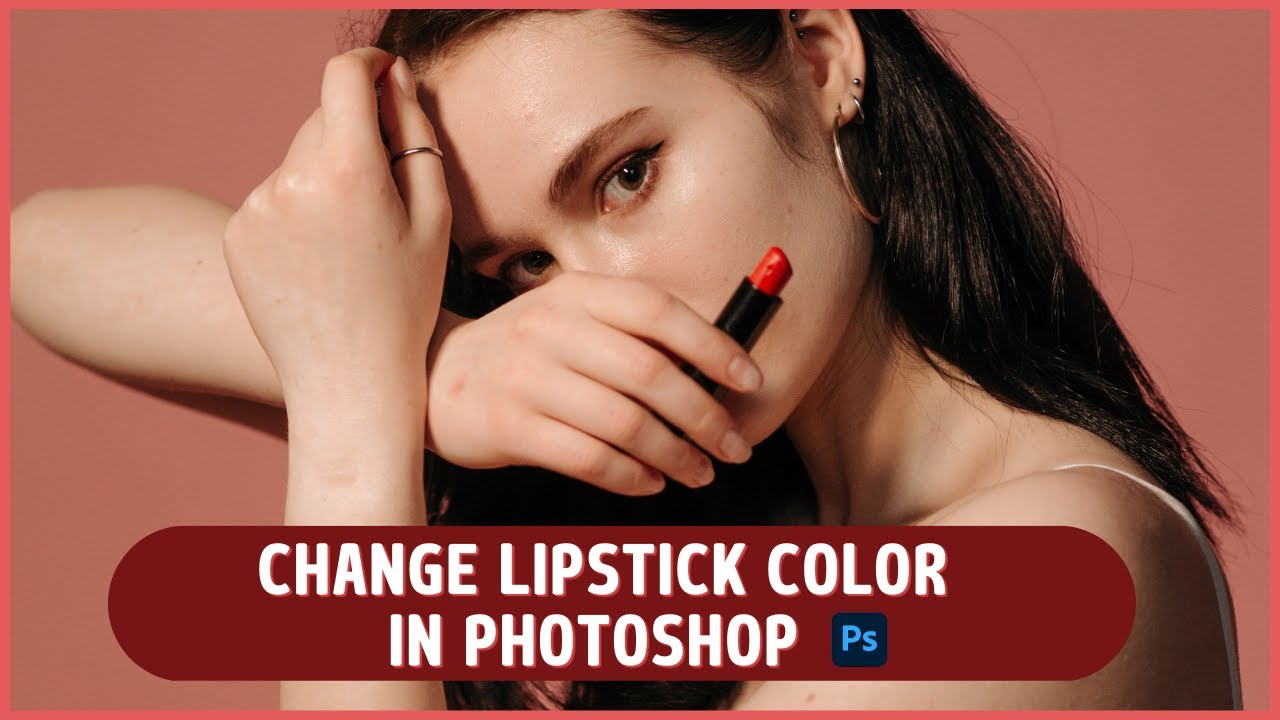 Make mahroon lipstick change into red lipstick in Photoshop | Photoshop ...