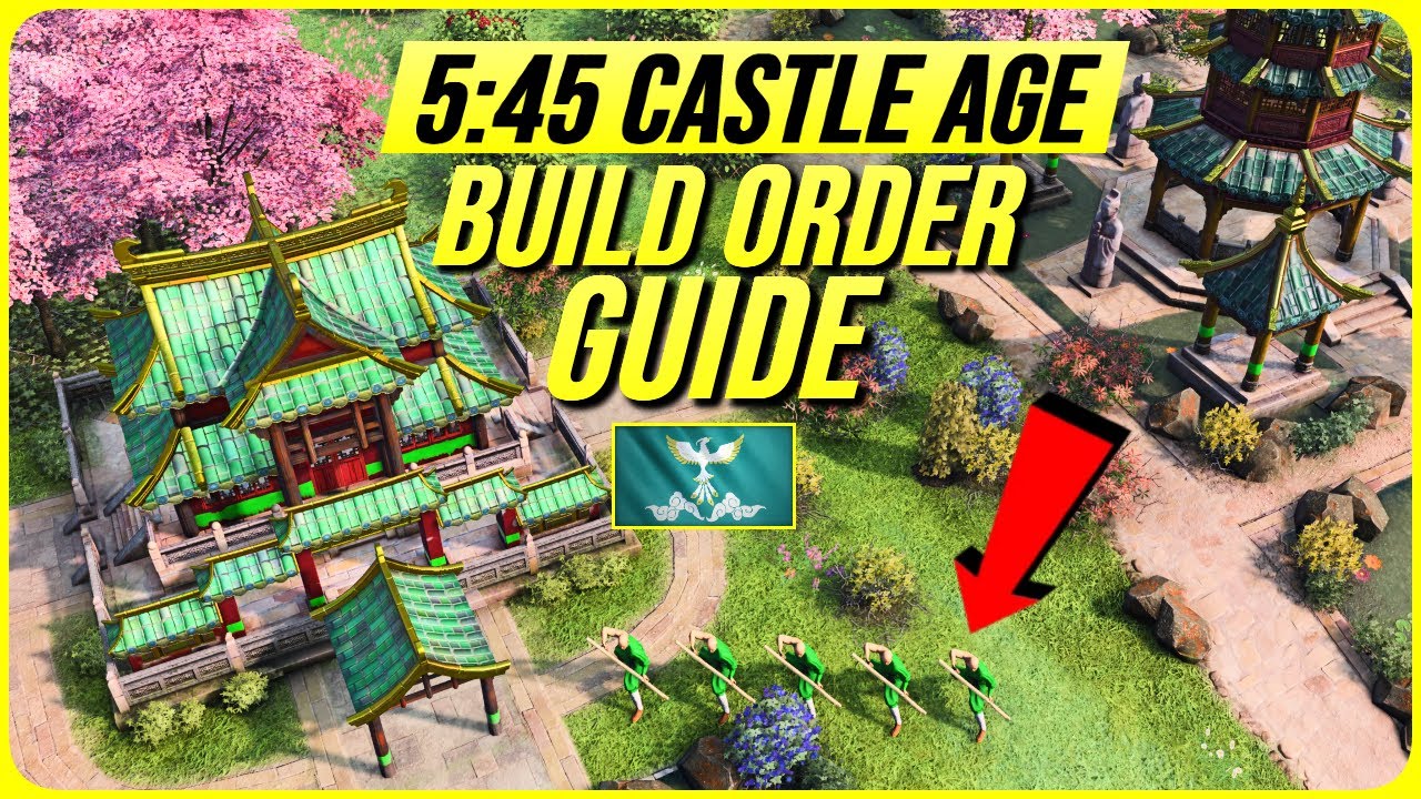 Age of Empires 4 - Zhu Xi Legacy Fast Castle Guide - YouTube