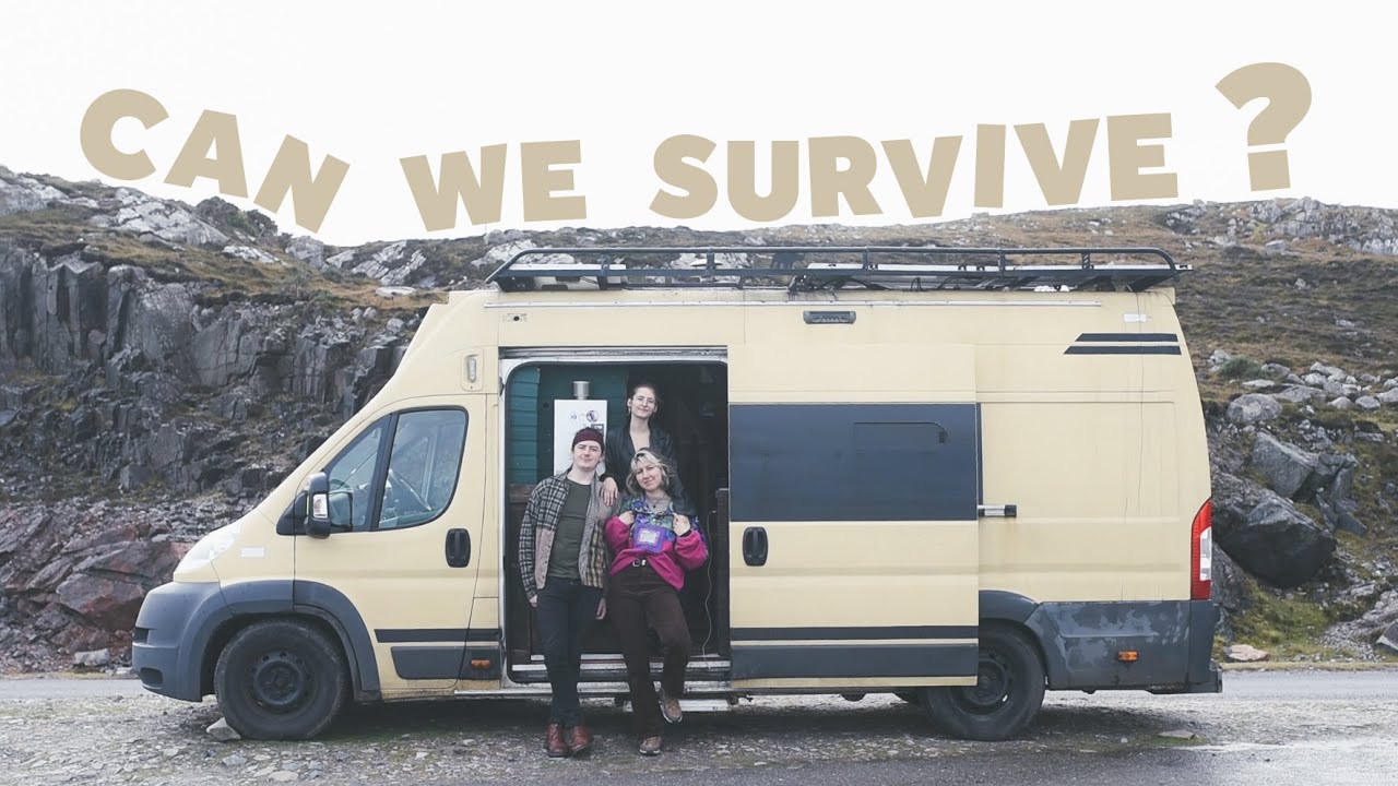 3 PEOPLE LIVING IN A VAN || Scotland Road Trip || NC500 - YouTube
