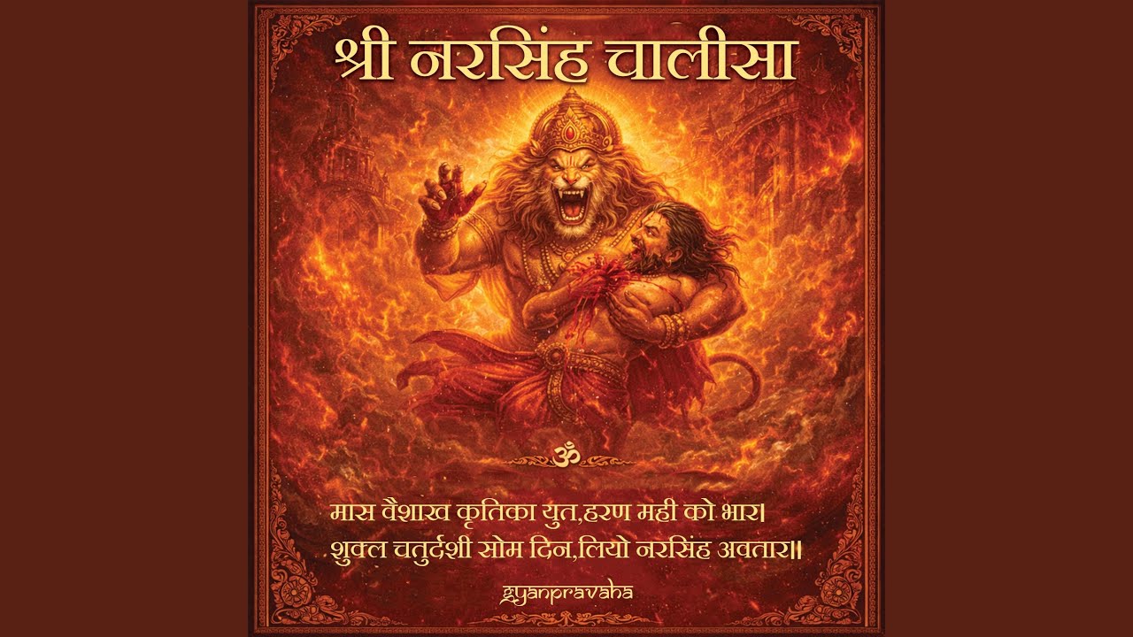 Shri Narsingh Chalisa (Vishnu Avatar) - II - YouTube