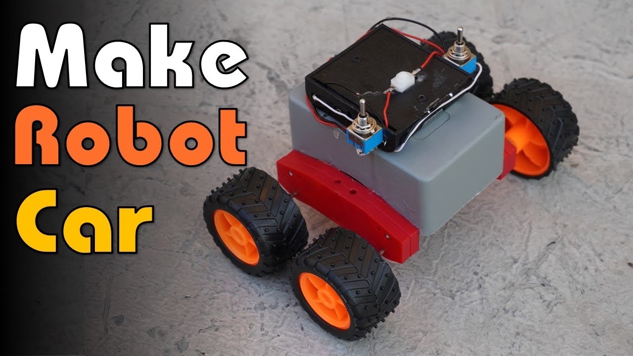DIY Make Robot Car at home - YouTube