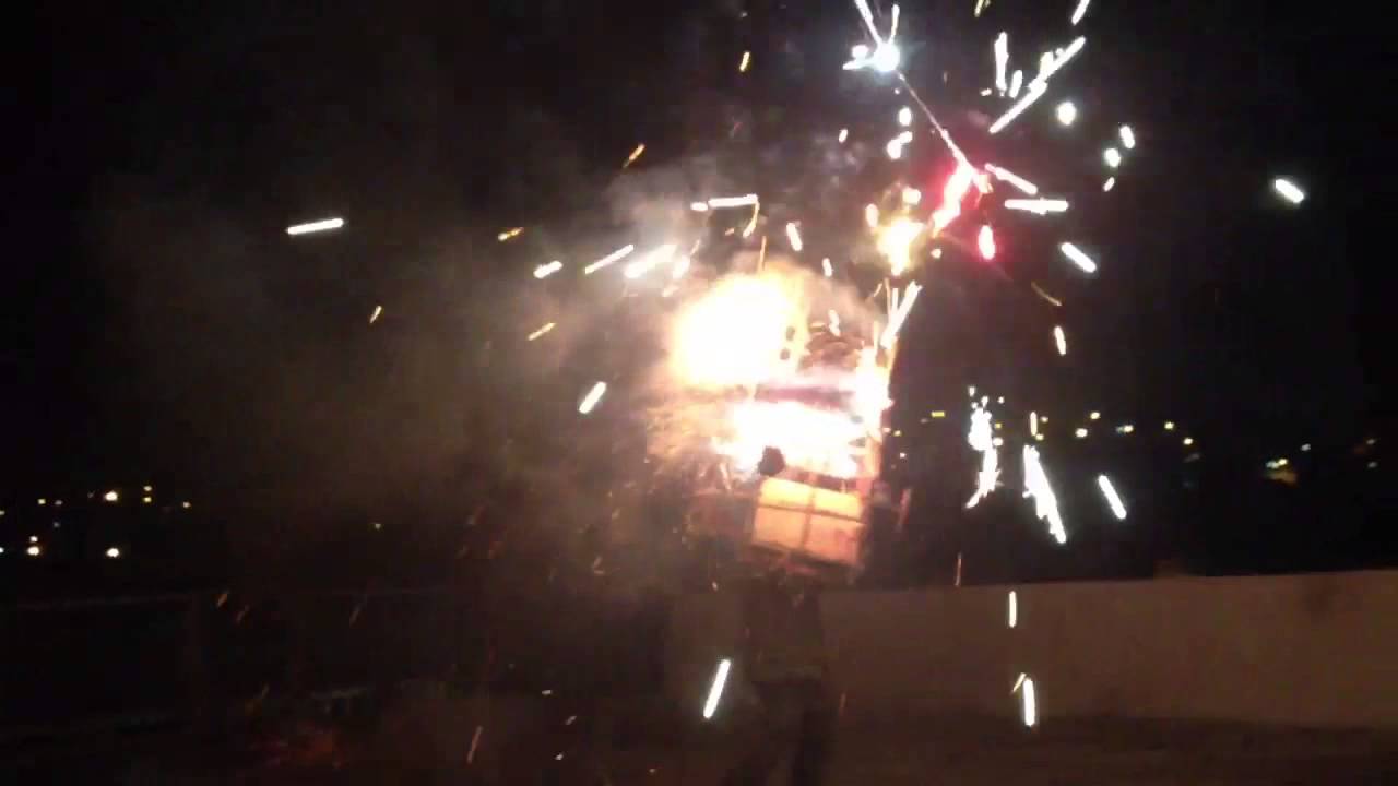 Guatemala fireworks celebration - YouTube