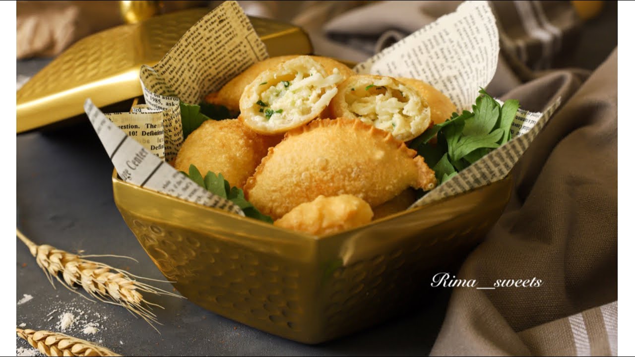 Cheese sambousa سمبوسك الجبنة الشهية - YouTube