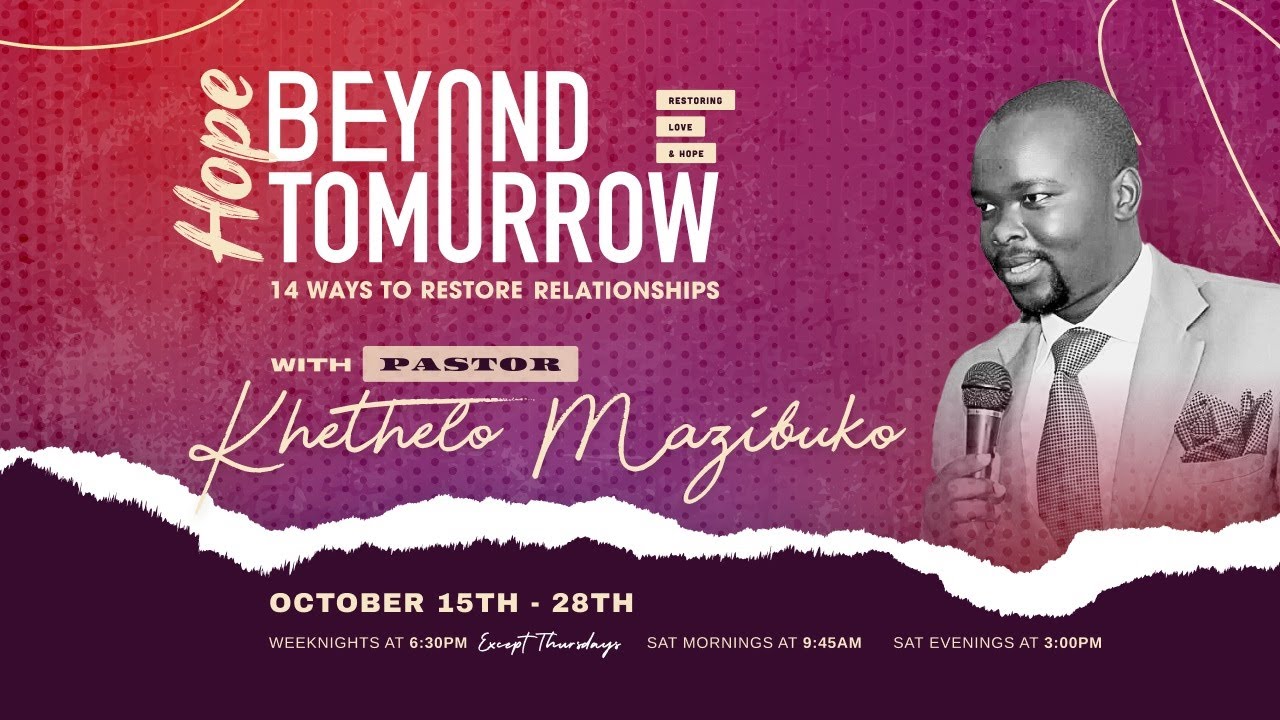 HOPE BEYOND TOMORROW Promo video │Portsmouth UK SDA Church │27/09/23 ...