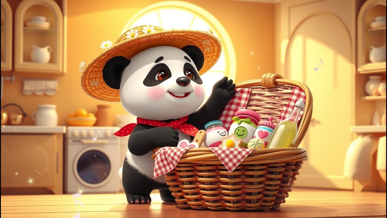 Poppy Panda’s Picnic Song Adventure | Popular Nursery Rhyme ...