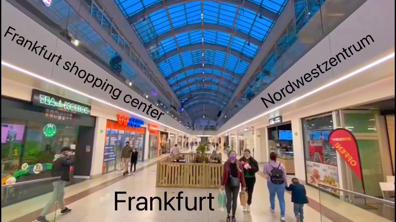 Frankfurt Germany 🇩🇪 walking To Nordwestzentrum Shopping Center - YouTube