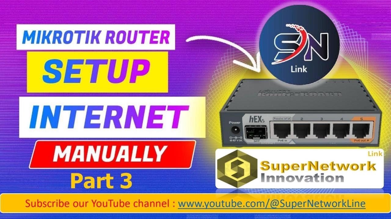Mikrotik Tutorial 3 Getting Started Basic Configuration Part 3 Youtube