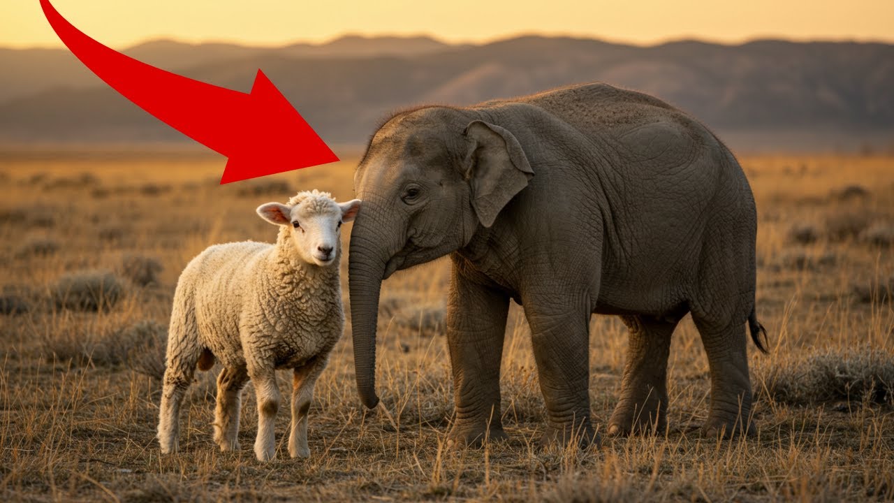Elephant Calf Orphaned in the Wild Was Adopted by a Sheep — What ...
