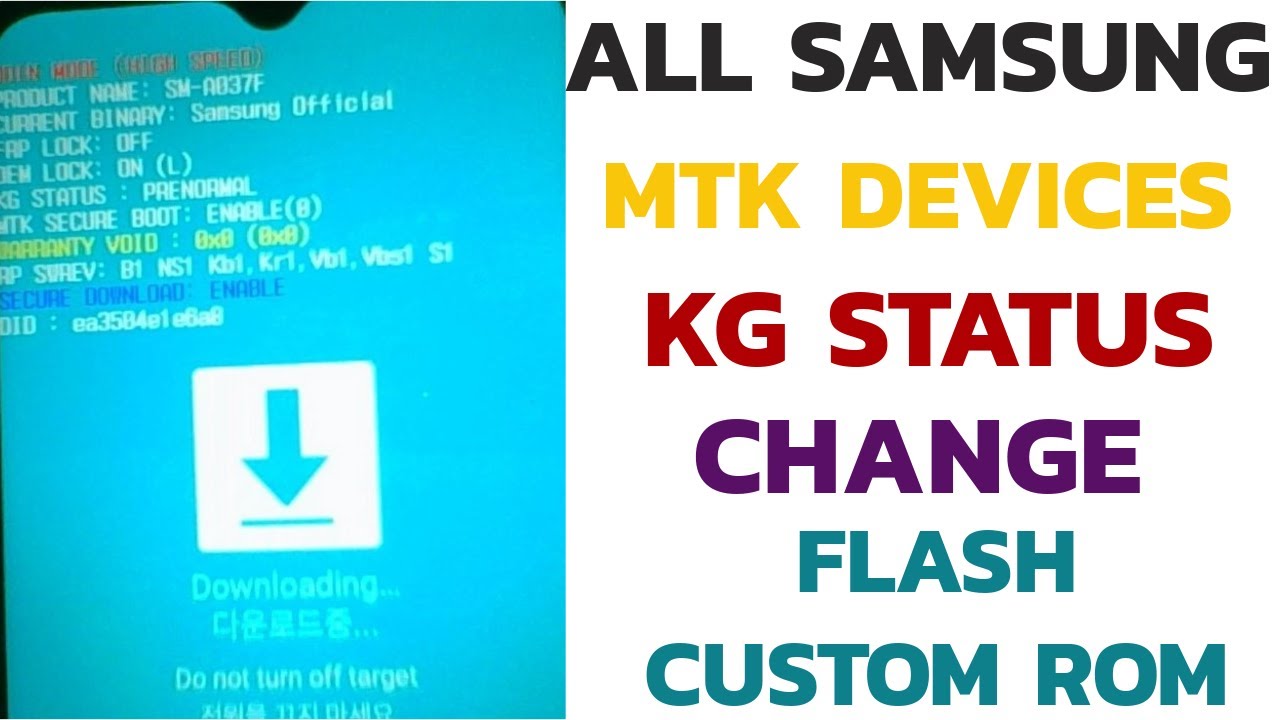 Samsung All MTK CPU Devices Change KG Status & RMM With Chimera Tool ...