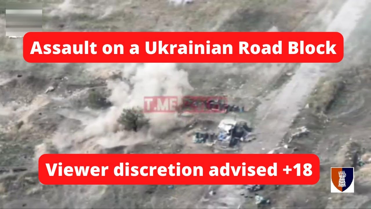 Assault on Ukrainian Roadblock - Viewer discretion advised +18 - YouTube