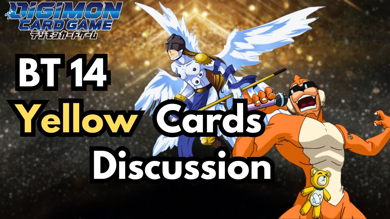 Surprising Support Powers up Etemon and Angemon in BT14 Yellow Cards ...