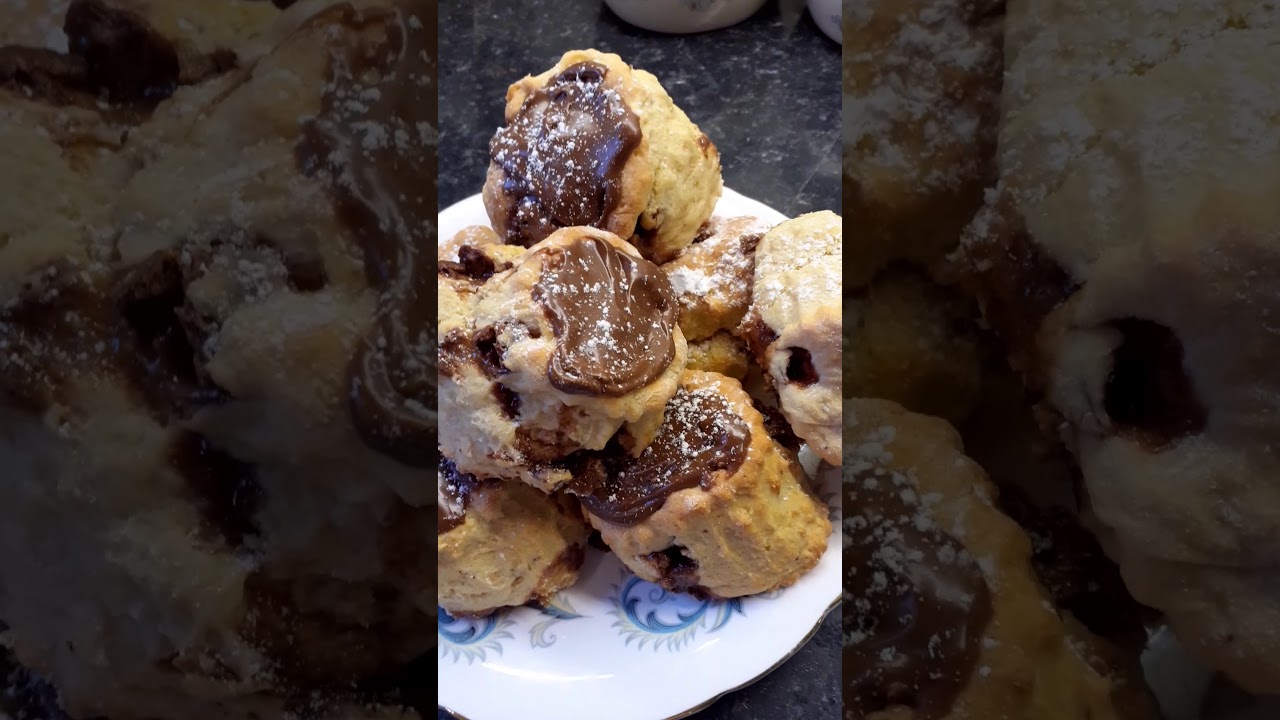 Mars bar tea scones(2) - YouTube