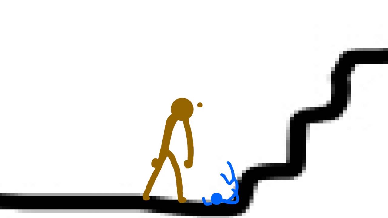 Fighting with a GIANT !(Stickman animation) - YouTube