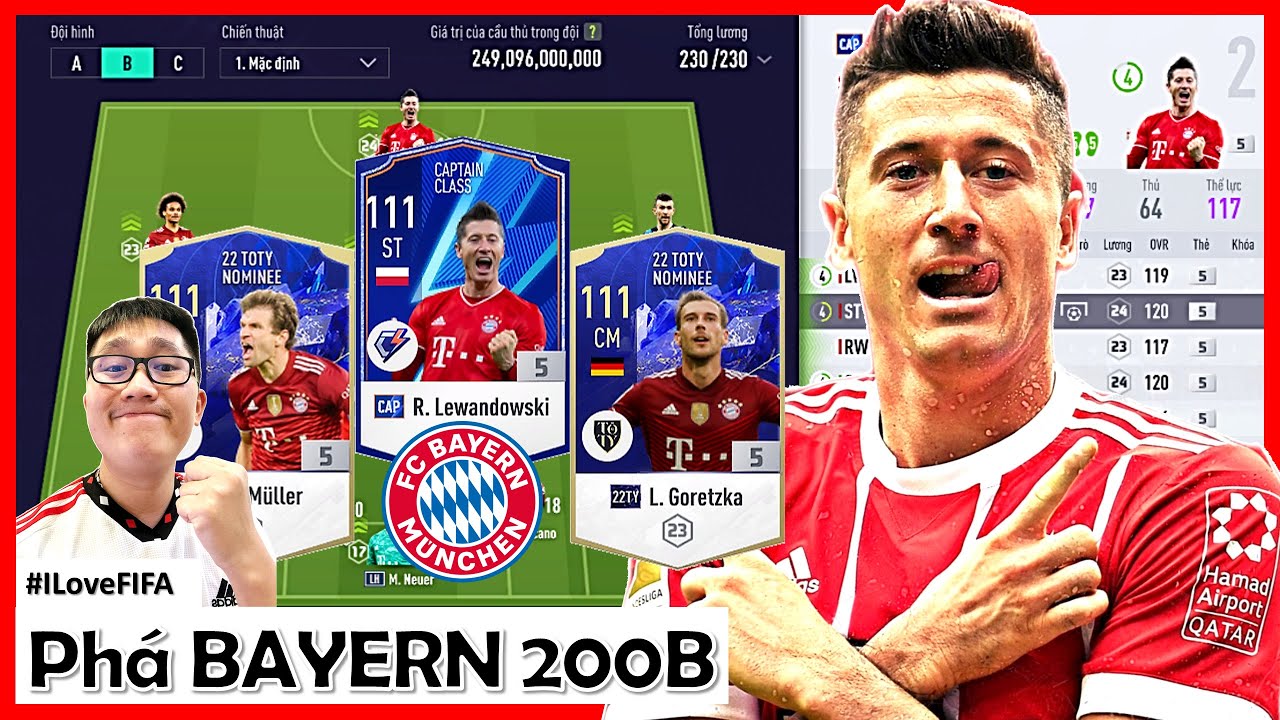 Hơn 200 Tỷ I Love Xuống Tiền Build Team Color BAYERN MUNICH Khủng Nhất ...