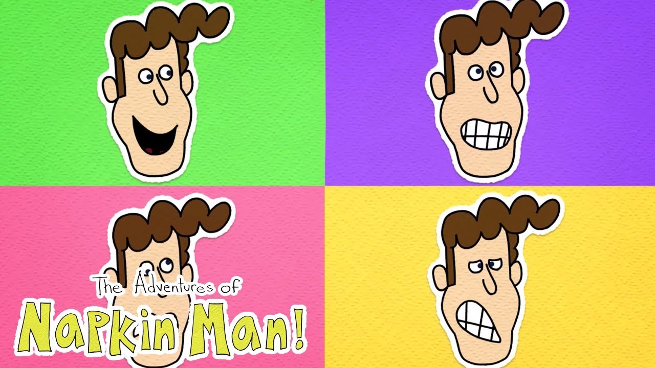 The Adventures of Napkin Man | FUNNY FACES | Episode | Cartoons for ...