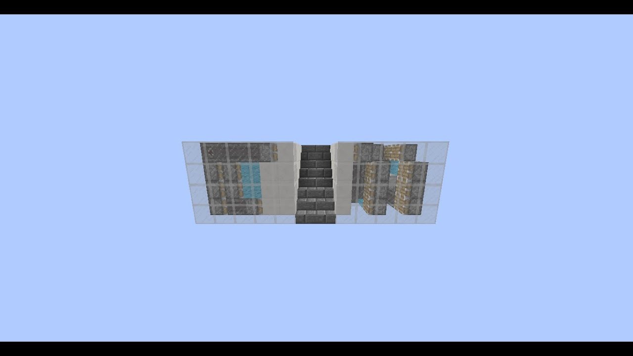 Smallest 2 Wide Hidden Seamless Wall Staircase | 192 Blocks | 1.16.3 ...