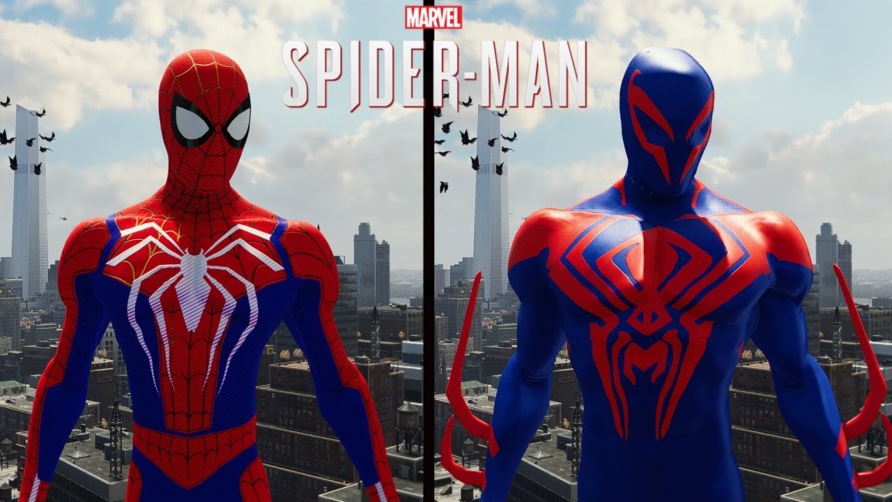 Advanced and 2099 Suit from Across The Spider-Verse Trailer Spider-Man ...