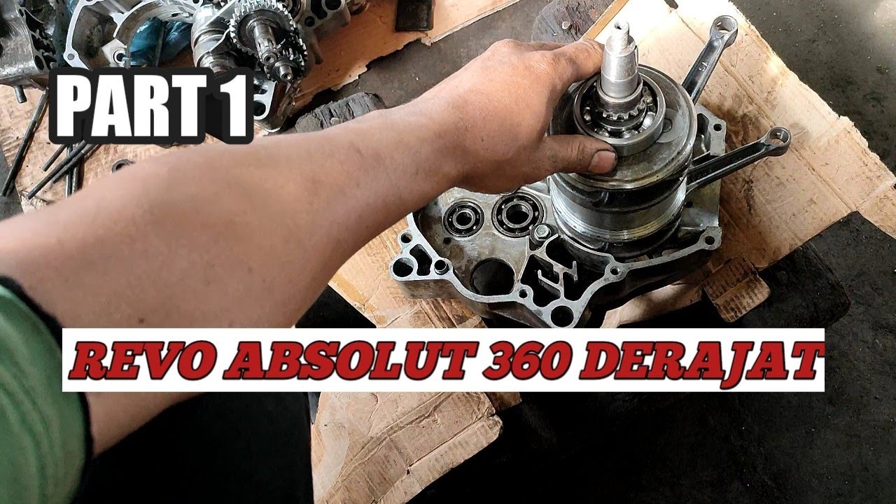 PEMASANGAN MESIN REVO ABSOLUT 2 SILINDER PART 1 - YouTube