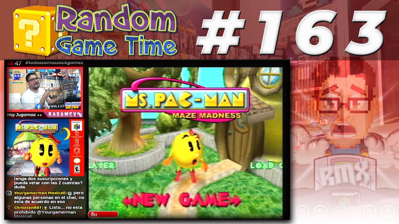 Ms. Pac-Man Maze Madness N64 - 🔥 Random Game Time 163 Un juego que me ...