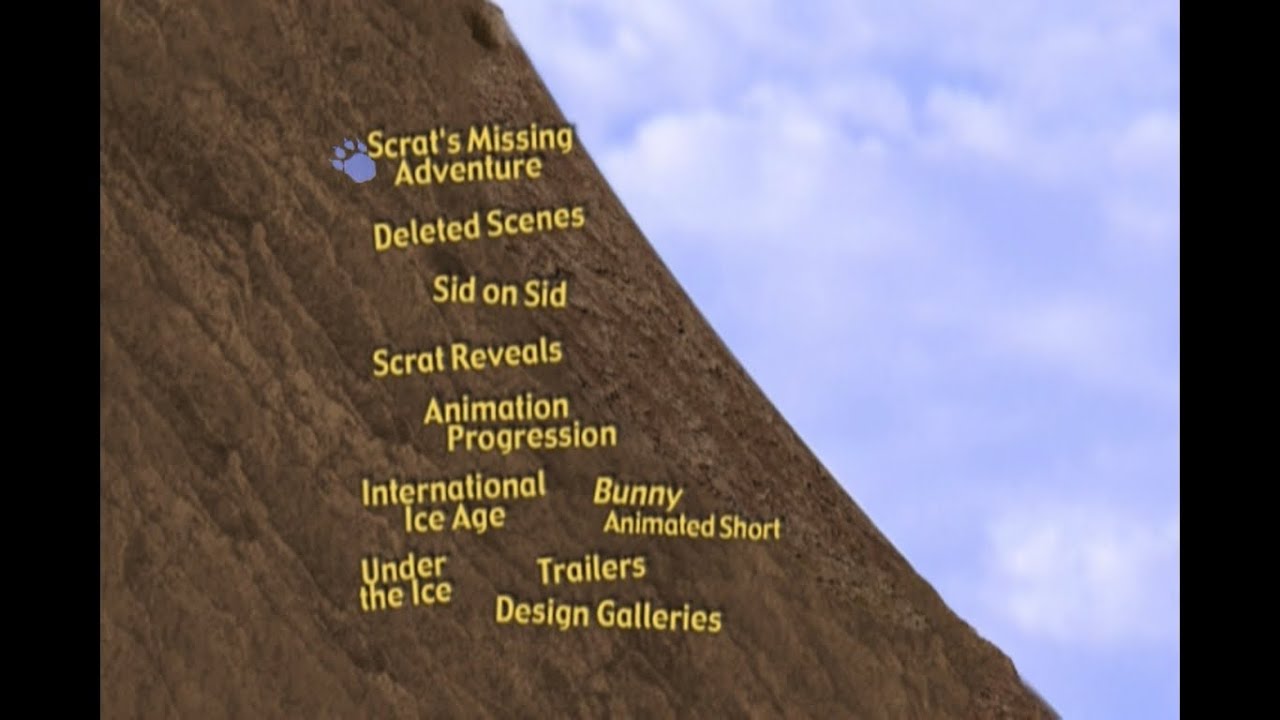 Ice Age (2002) (2-Disc Special Edition) DISC 2 DVD MENU - YouTube