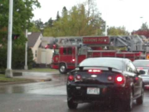 Stevens Point Fire Department Responding - YouTube