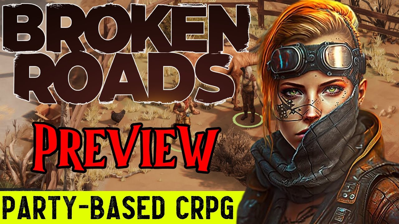 Broken Roads Preview - Adventure In Post-Apocalyptic Australia (Party-Based CRPG) - YouTube