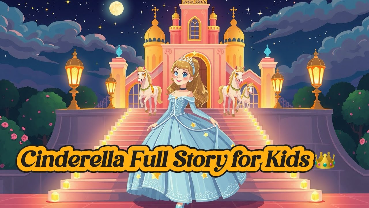 Cinderella Full Story for Kids 👑 | Magical Fairy Tale | #Cinderella # ...