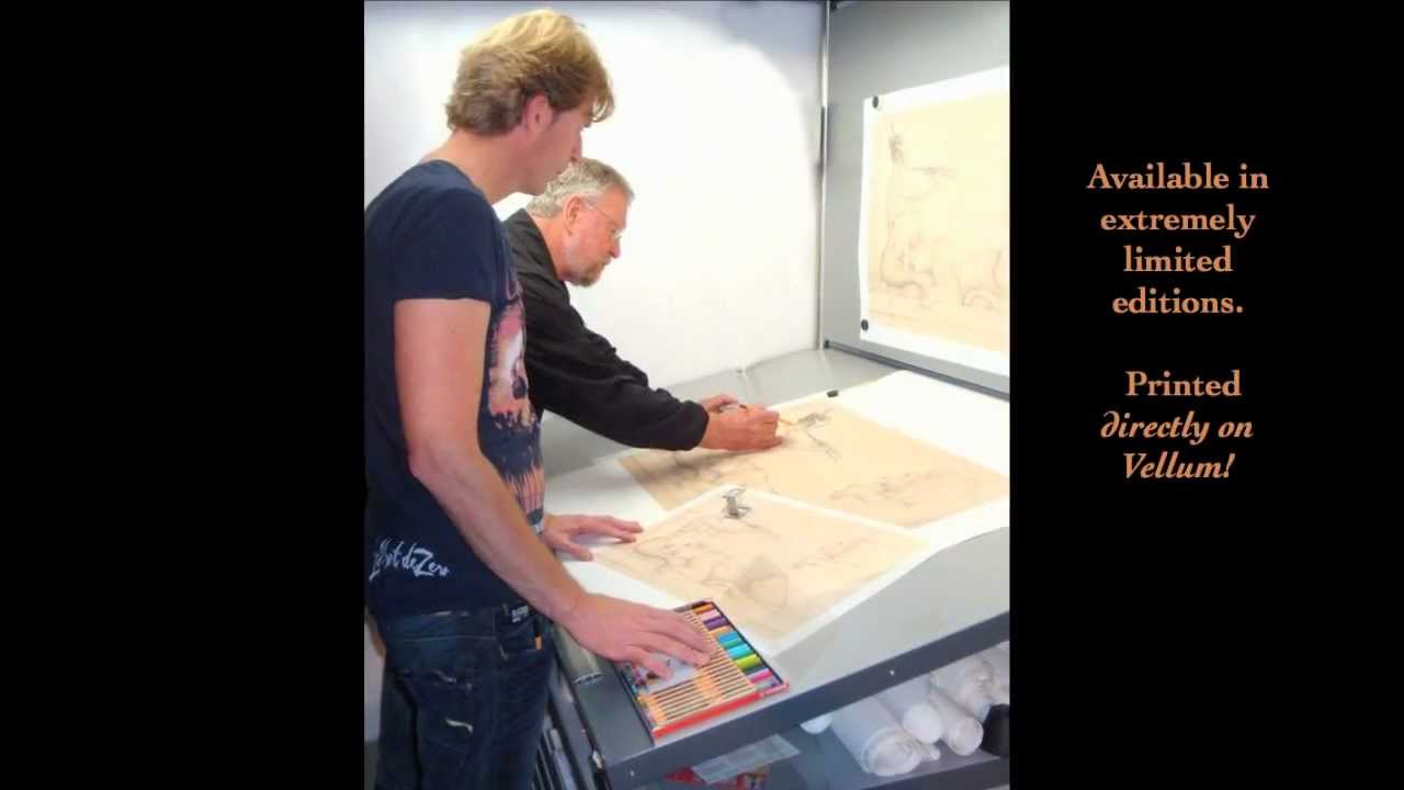 Introducing Vellum Editions by Michael Parkes - YouTube