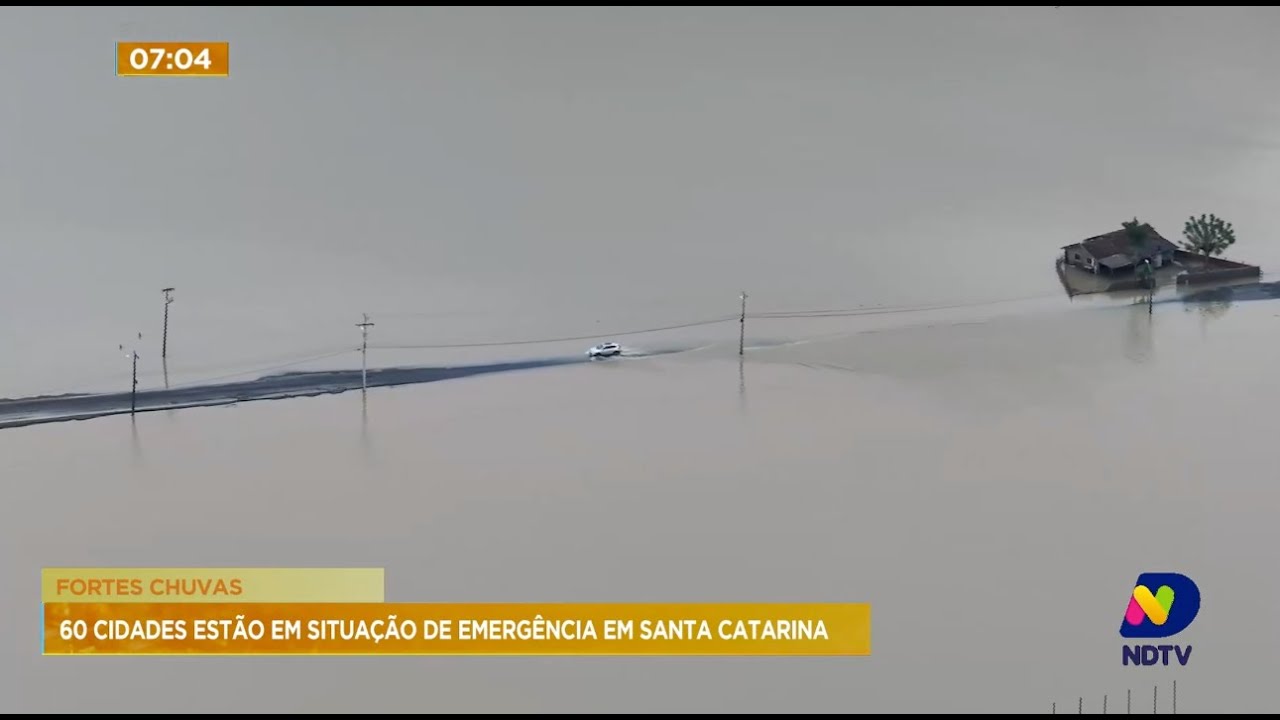Chuvas intensas: 60 cidades estão em situação de emergência em Santa ...