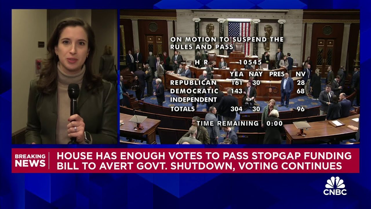 The house has enough votes to pass stopgap funding bill to avert ...