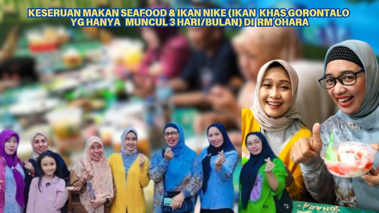 Enaknya Makan Seafood & Ikan Nike Khas Gorontalo Yg Hanya Muncul 3 Hari ...
