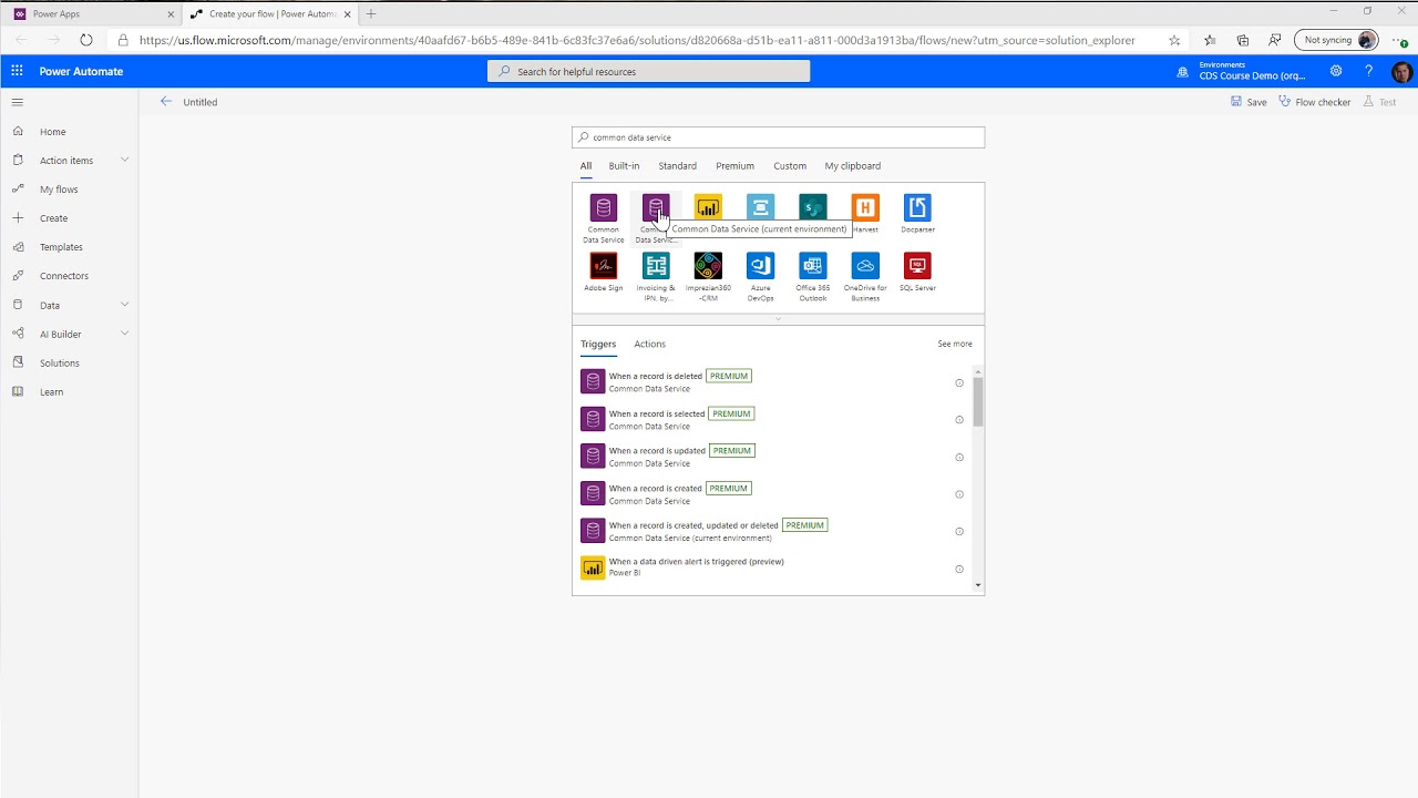 What CDS Connector To Use With Power Automate - YouTube