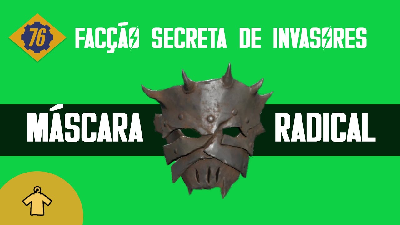 Facção Secreta e Mascara Única: Como obter a Máscara de Radical ...