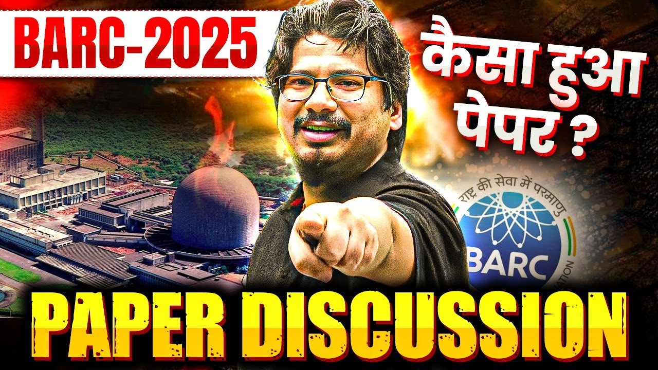 By GATE AIR-1, BARC-2025 Paper Discussion | Expected Cut-OFF & SAFE ...
