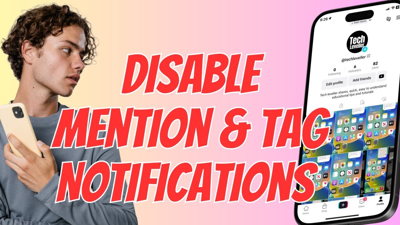 How To Disable New Mention and Tag Notifications TikTok [Guide] - YouTube