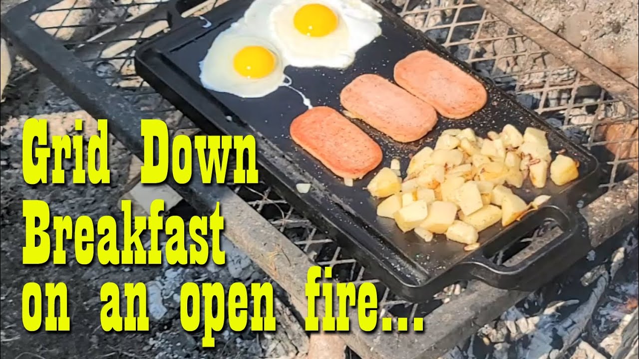 Grid Down Breakfast on an Open Fire ~ Preparedness - YouTube