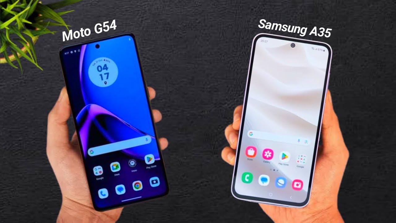 Samsung A35 5G vs Moto G54 5g Comparison | Moto G54 vs Samsung A35 ...