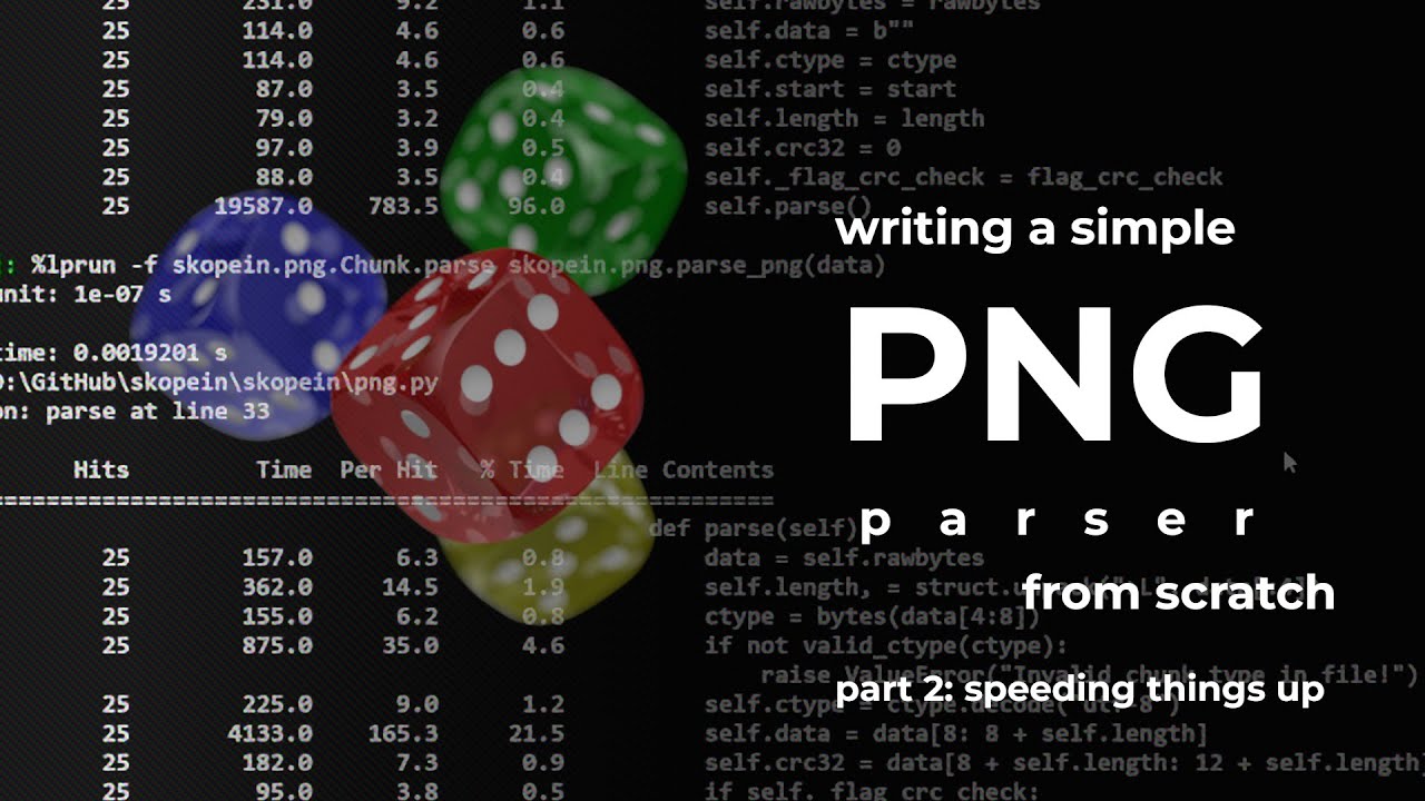 Live Coding: speeding up the PNG parser - YouTube
