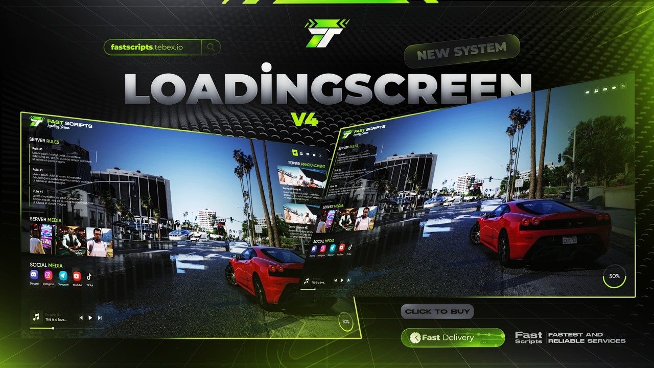 Fast Scripts Loading Screen V4 FiveM | discord.gg/fastscripts - YouTube
