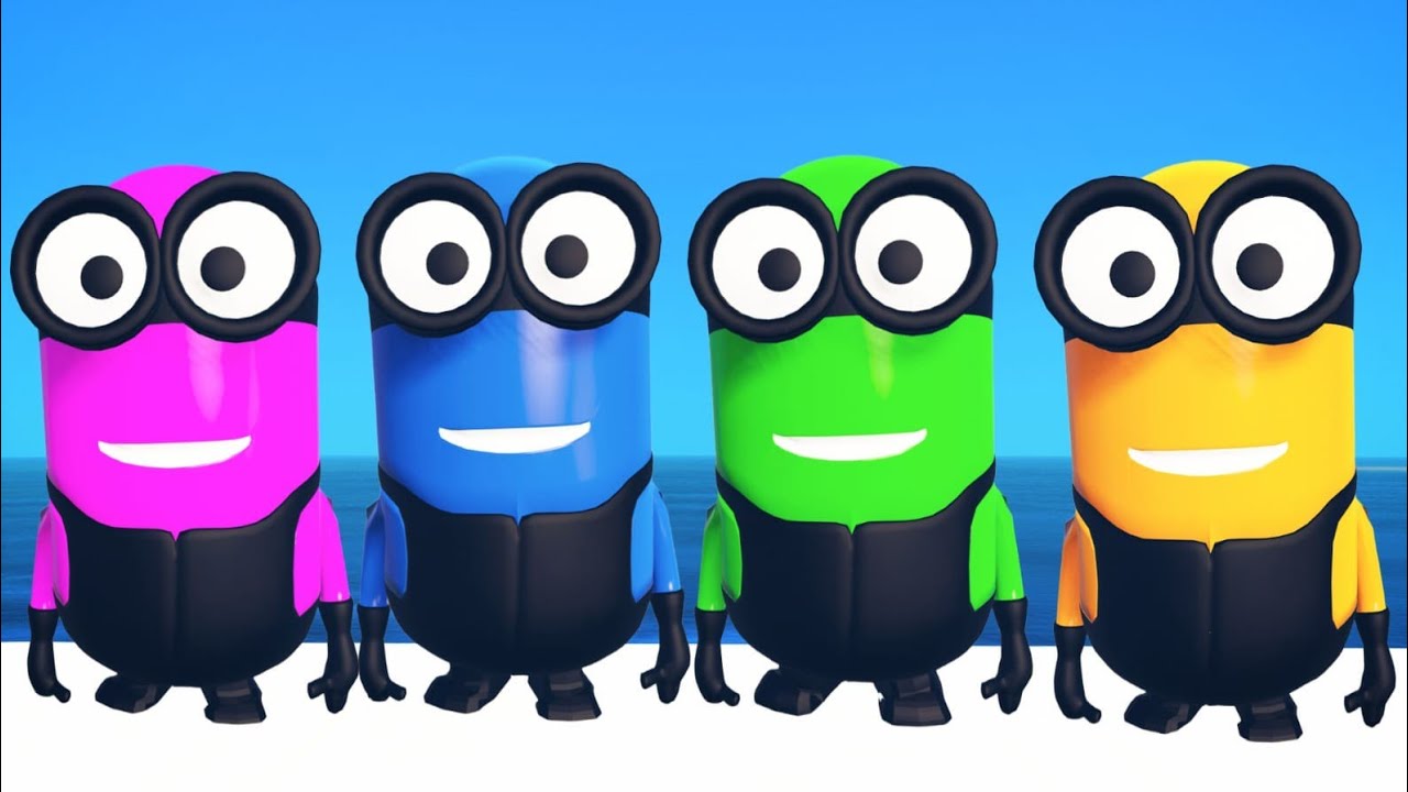 GTA 5 Epic Ragdolls RED SPIDERMANVS RED MINION VS GREEN MINION(Euphoria ...