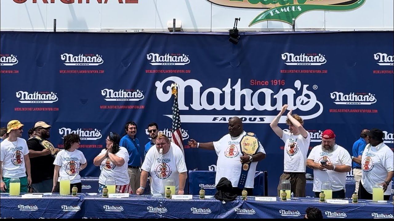 Nathan’s Lemonade Chug - New Record | Eric ‘Badlands’ Booker - YouTube