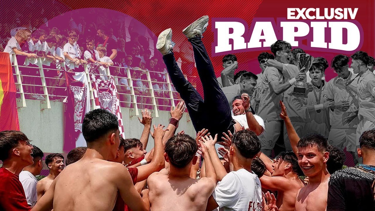 „EXCLUSIV RAPID” - alături de campionii de la Rapid - YouTube