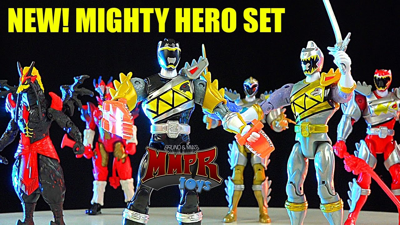 NEW 5 inch Doomwing, Dino Armor X Black Ranger, Silver Ranger (Power ...