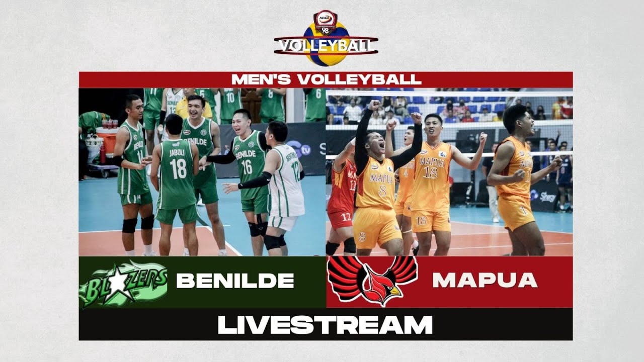 NCAA Season 98 | Benilde vs. Mapua (Men's Volleyball) | LIVESTREAM ...