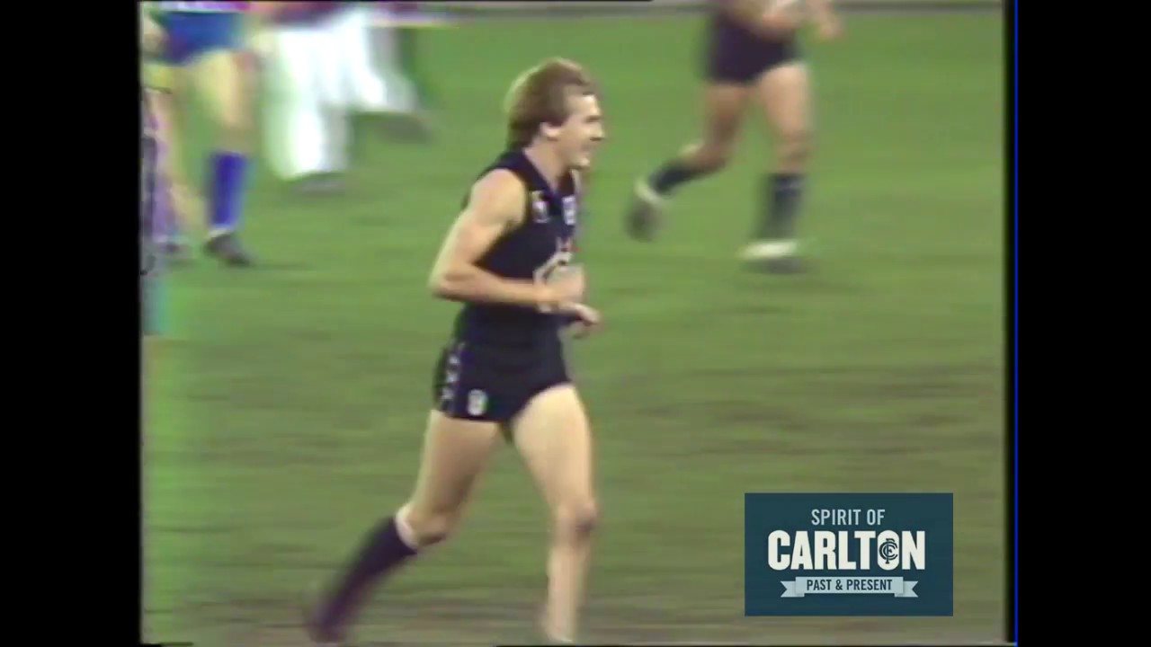 David Glascott 1985 - Carlton Football Club Past Player - YouTube