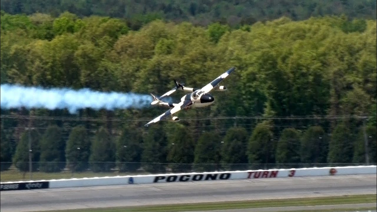 2023 Great Pocono Raceway Airshow - Jerry Conley - YouTube